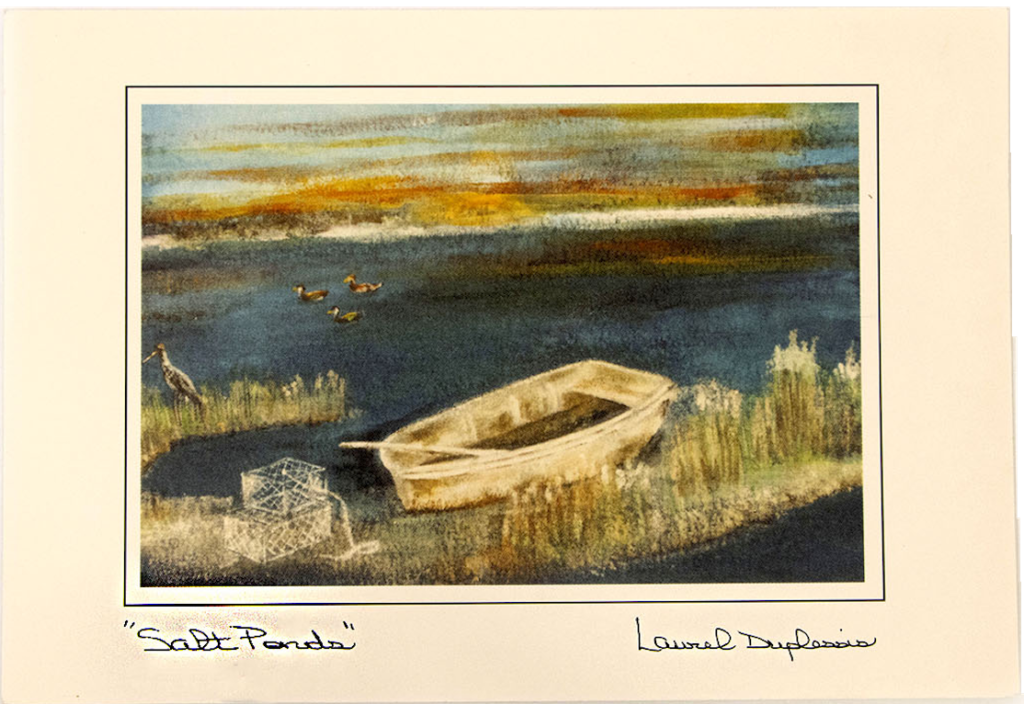 Salt Ponds Notecard by Laurel Duplessis – Hampton University